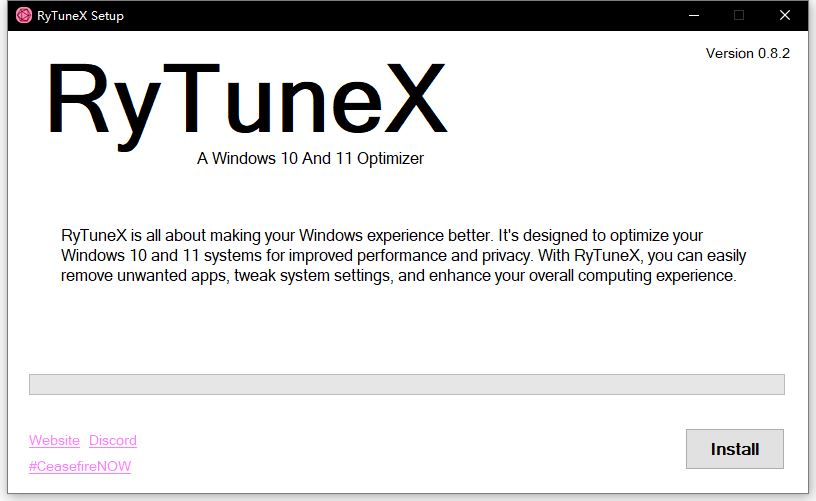 RyTuneX下载-RyTuneX系统优化工具pc版安装包下载v0.9.1 - PSP99游戏网
