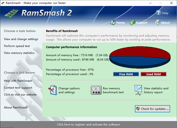 RamSmash2下载-RamSmash2内存优化工具电脑版安装包下载v2.10.10.2011 - PSP99游戏网