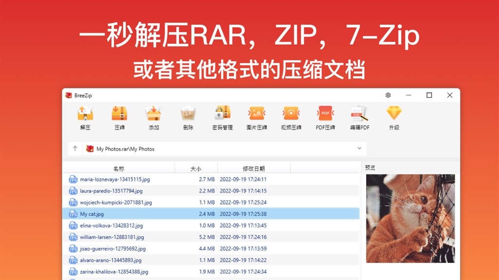 BreeZip下载-BreeZip电脑版汉化安装包下载v1.3.15 - PSP99游戏网